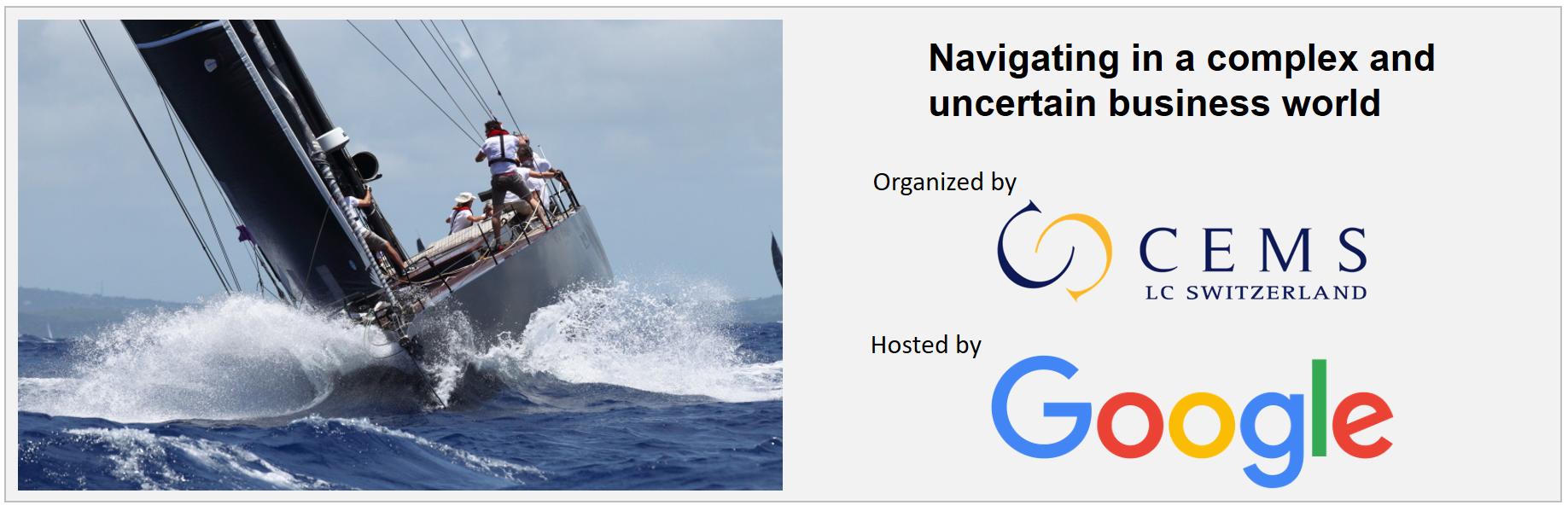 CEMS Alumni Platform | LC Switzerland CEMS Conference hosted by Google