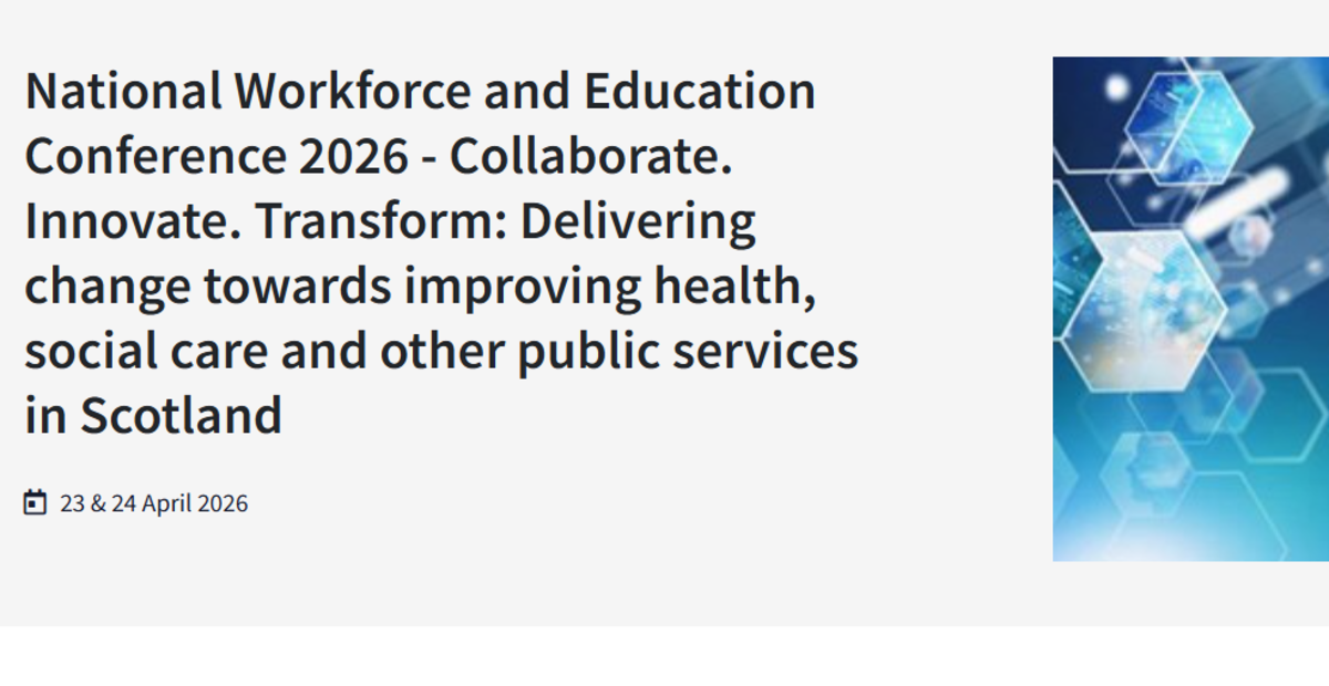 NHS Education for Scotland: National Workforce and Education Conference ...