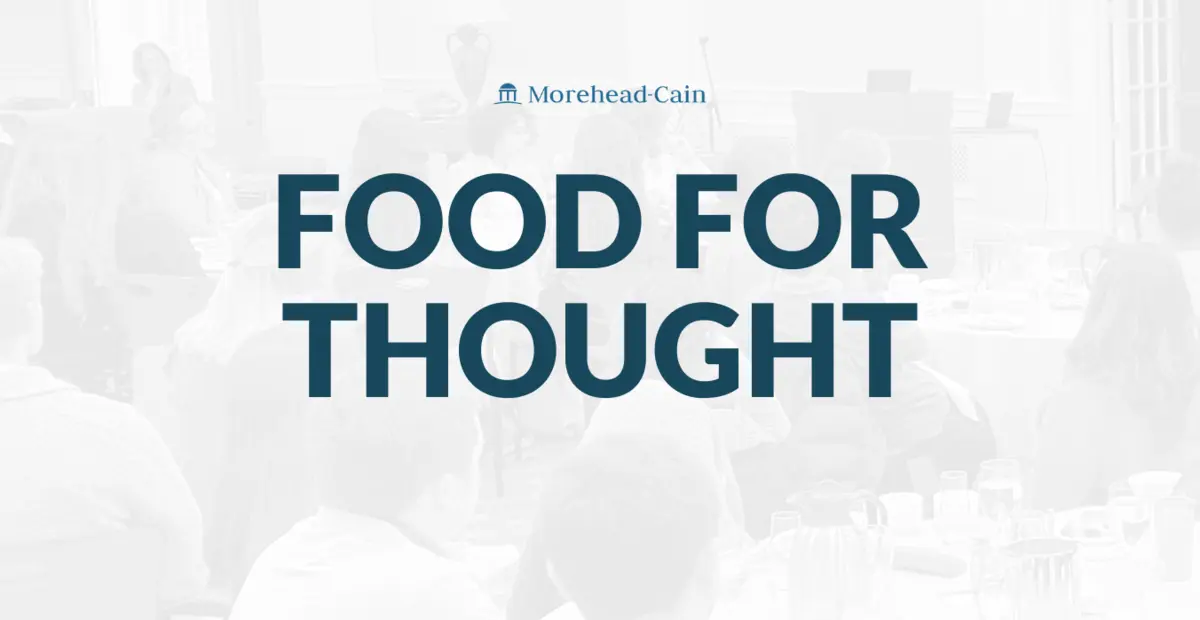 Food for Thought with Dr. Cindy Moss '81 | Morehead-Cain Network