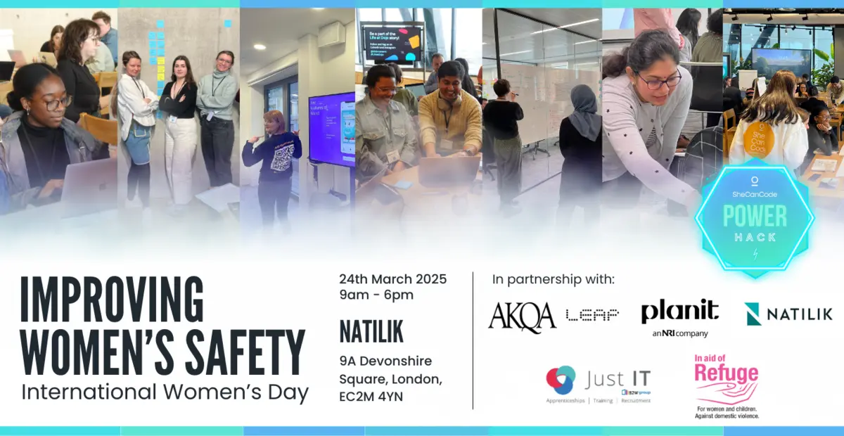 International Women's Day Power Hack: Improving Women's Safety | SheCanCode