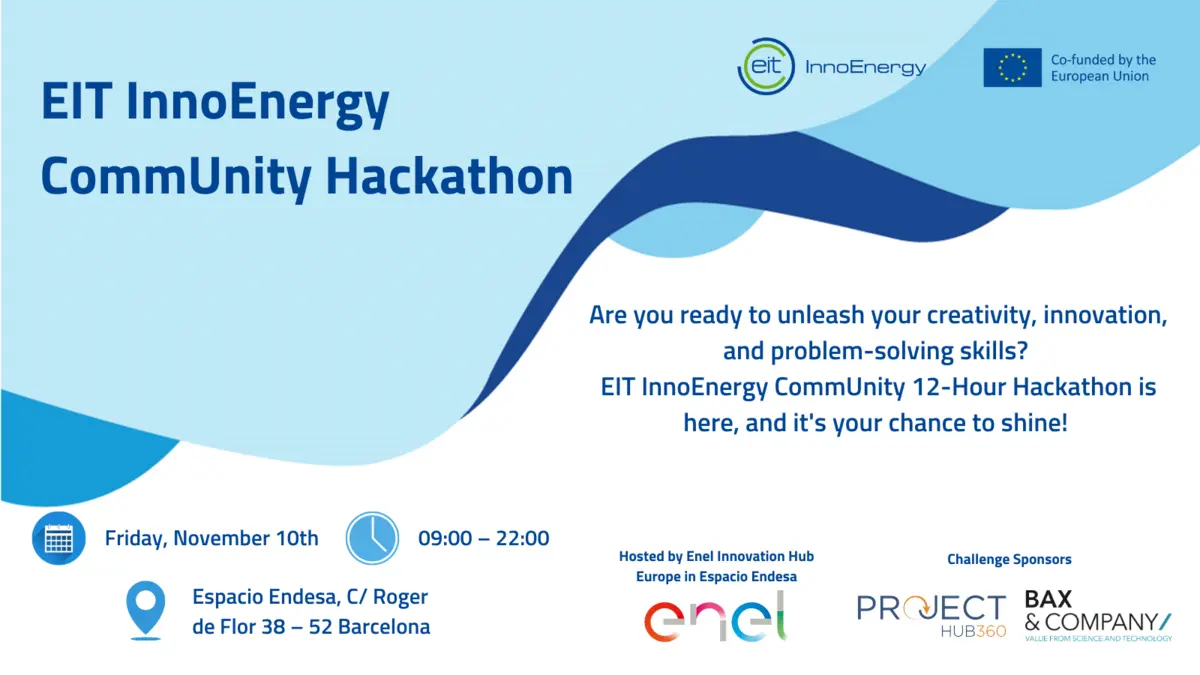 EIT InnoEnergy CommUnity Hackathon | InnoEnergy CommUnity+