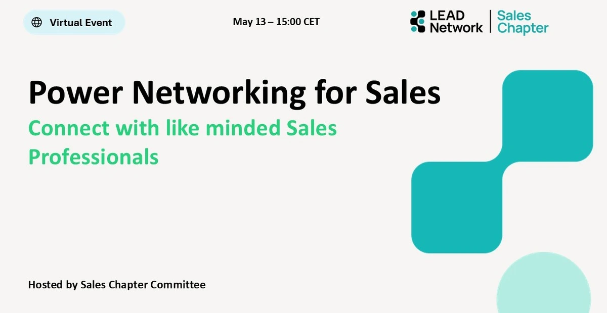Power Networking for Sales | LEAD Network
