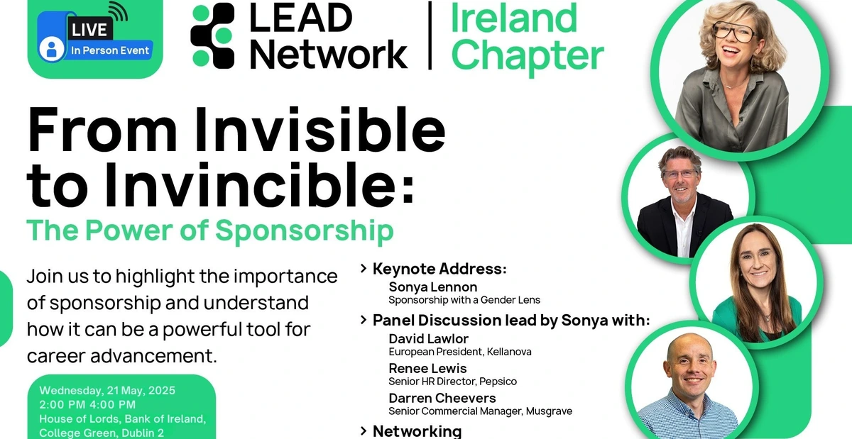 From Invisible to Invincible: The Power of Sponsorship | LEAD Network