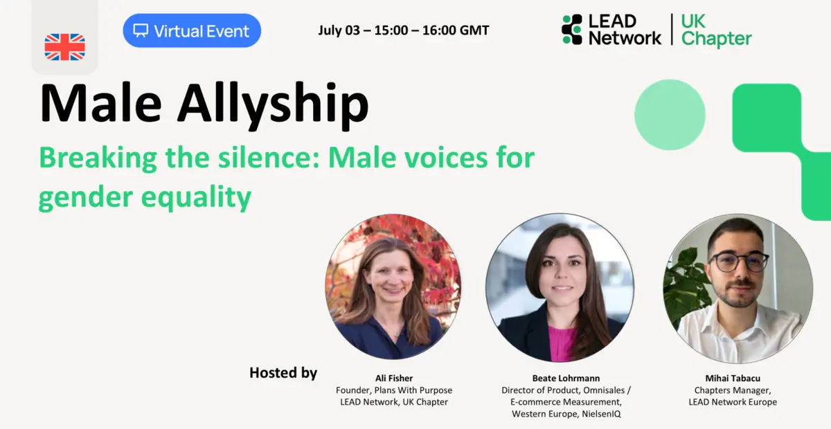 Virtual Connect Event: Breaking the silence - Male voices for gender equality | LEAD Network