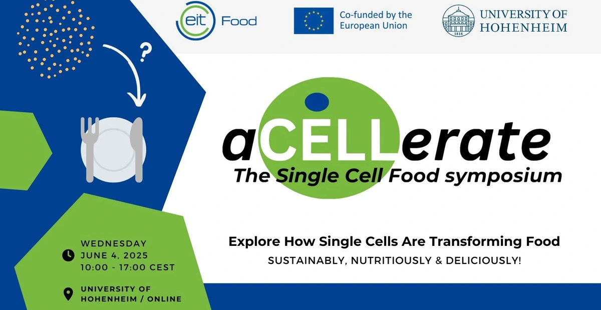 aCELLerate: The Single Cell Food Symposium - FREE & HYBRID | EIT FoodHIVE
