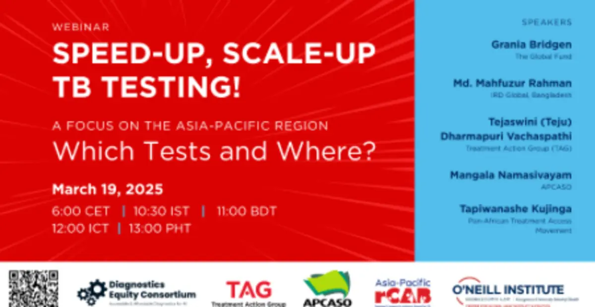 Speed-Up, Scale-Up TB Testing! A Focus on the Asia-Pacific Region Which ...