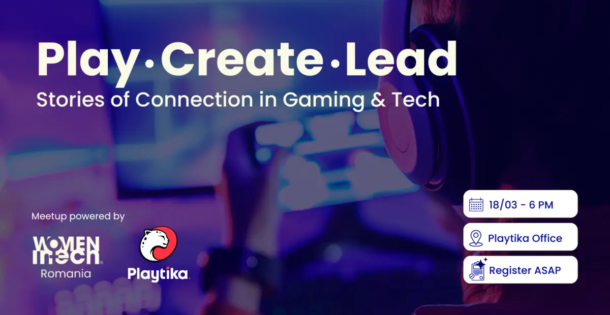 Meetup Play - Create - Lead with Playtika | WOMEN IN TECH